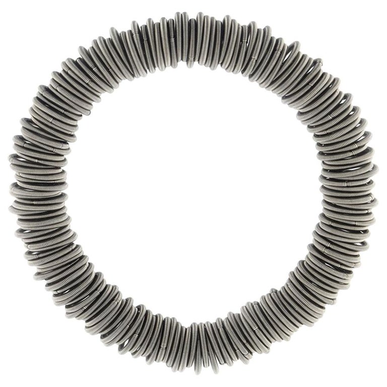 Tiziana N1 Stainless Steel Spring Bangle Bracelet For Sale at 1stDibs