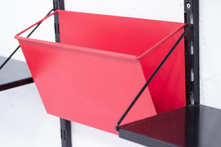Tjerk Reijenga Shelving Wall Unit by Pilastro, Holland, 1960 For Sale ...