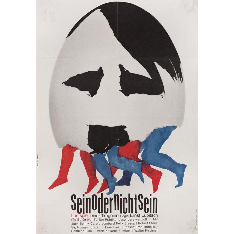 To Be or Not to Be R1969 German A1 Film Poster For Sale at 1stDibs