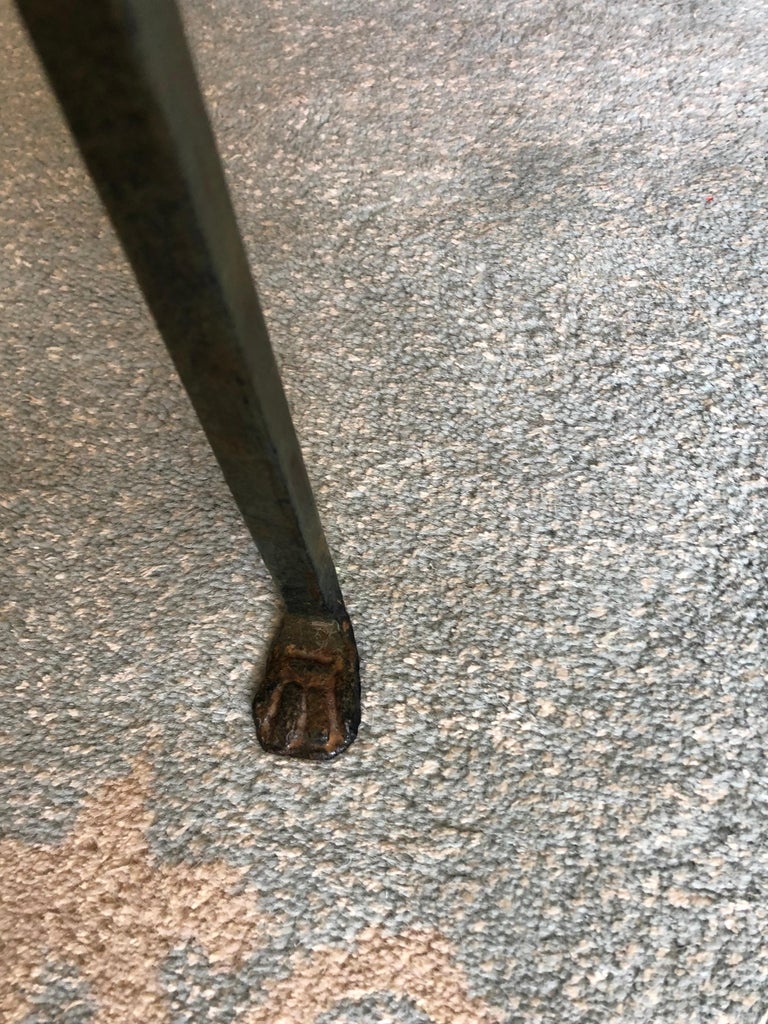 to Die for Very Large Wrought Iron and Glass Dining Table with 8 ...