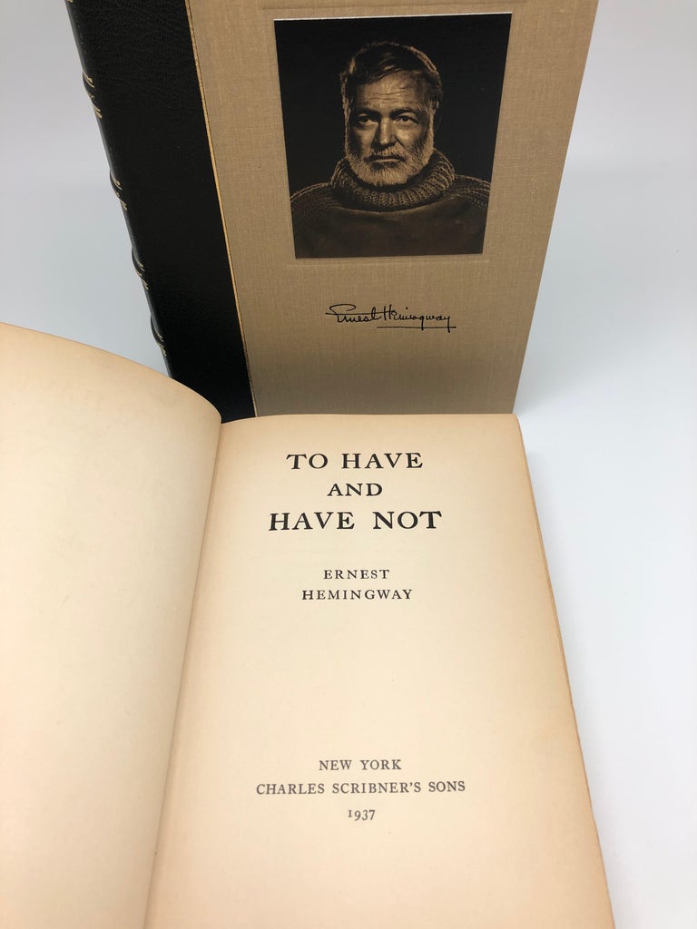 "To Have and Have Not" by Ernest Hemingway, First Edition, 1937 For ...