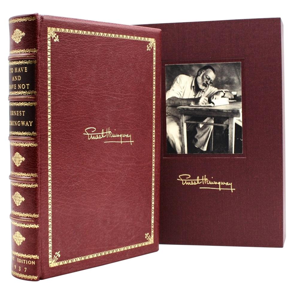 "To Have and Have Not" by Ernest Hemingway, First Edition, First Issue ...