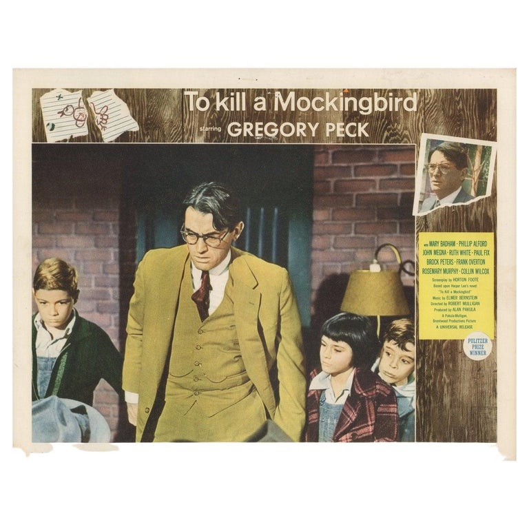 To Kill a Mockingbird 1963 U.S. Scene Card For Sale at 1stDibs