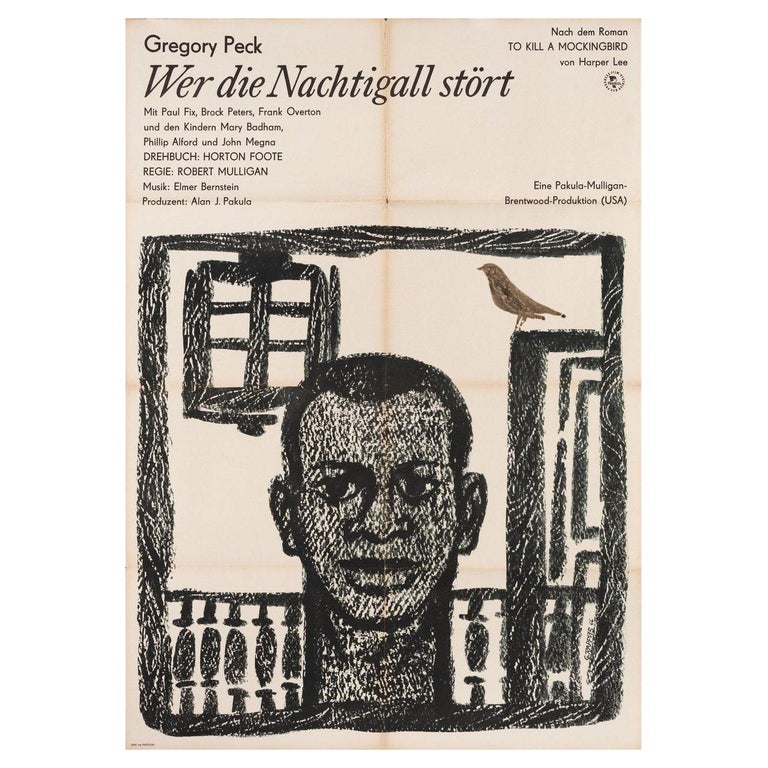 To Kill a Mockingbird 1966 East German A1 Film Poster For Sale at 1stDibs