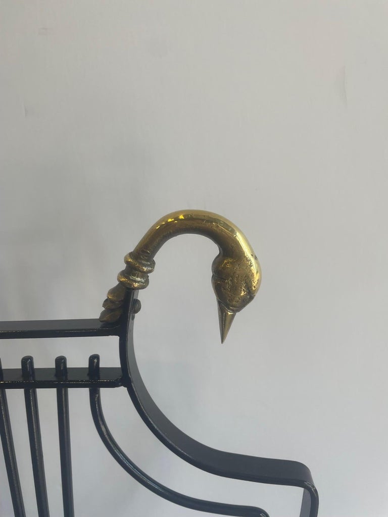 To Swoon Over Maison Jansen Dining Set with Round Table and 4 Lyre ...