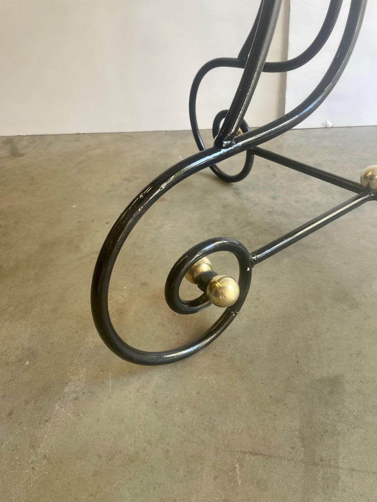 To Swoon Over Maison Jansen Dining Set with Round Table and 4 Lyre ...