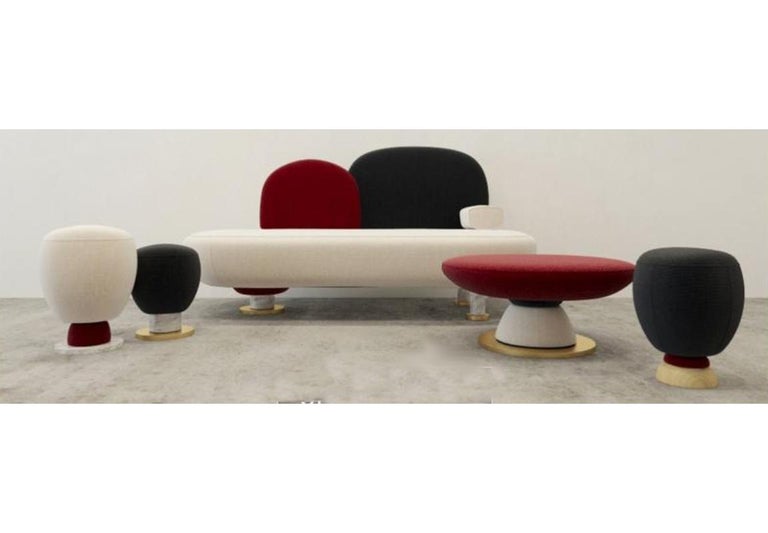 Toadstool Collection Ensemble Sofa, Table and Puffs by Pepe Albargues ...