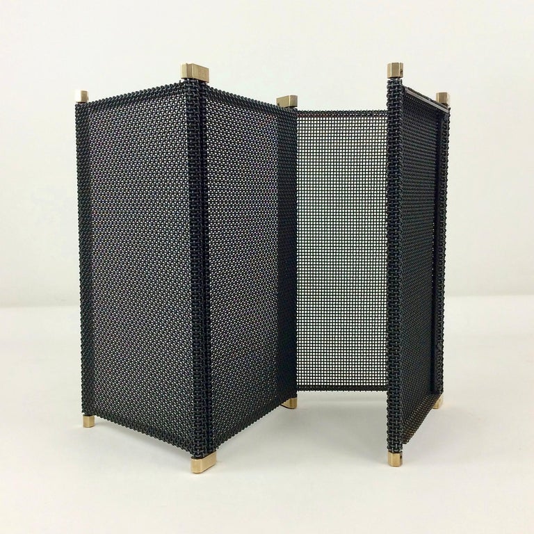 Tobia and Afra Scarpa Adjustable Fireplace Screen, circa 1970, Italy ...