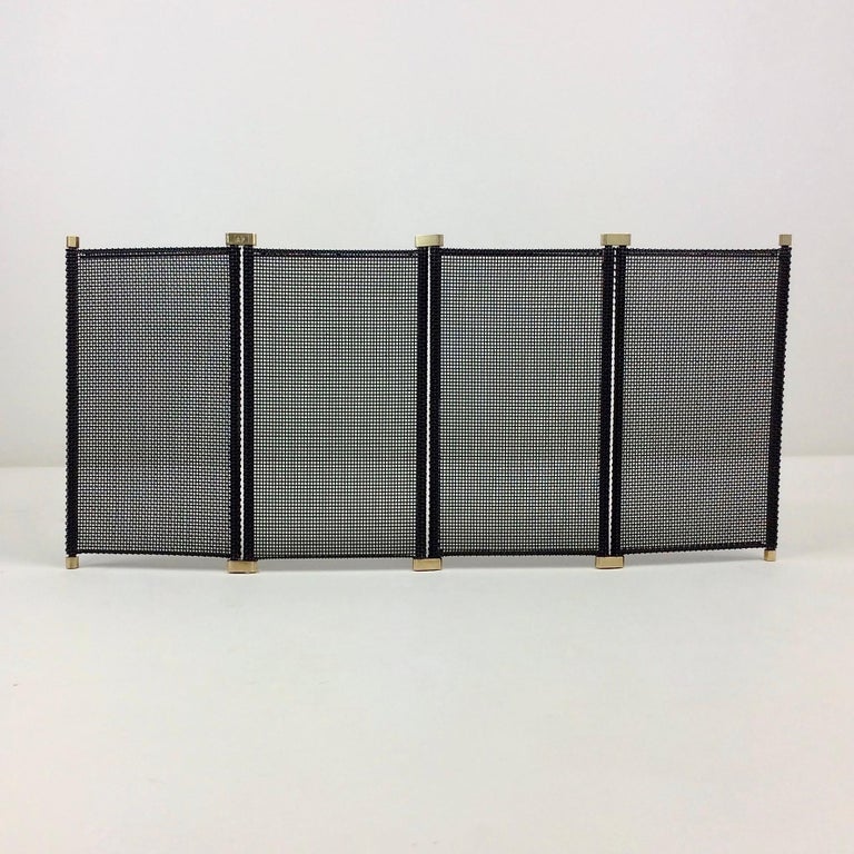 Tobia and Afra Scarpa Adjustable Fireplace Screen, circa 1970, Italy ...