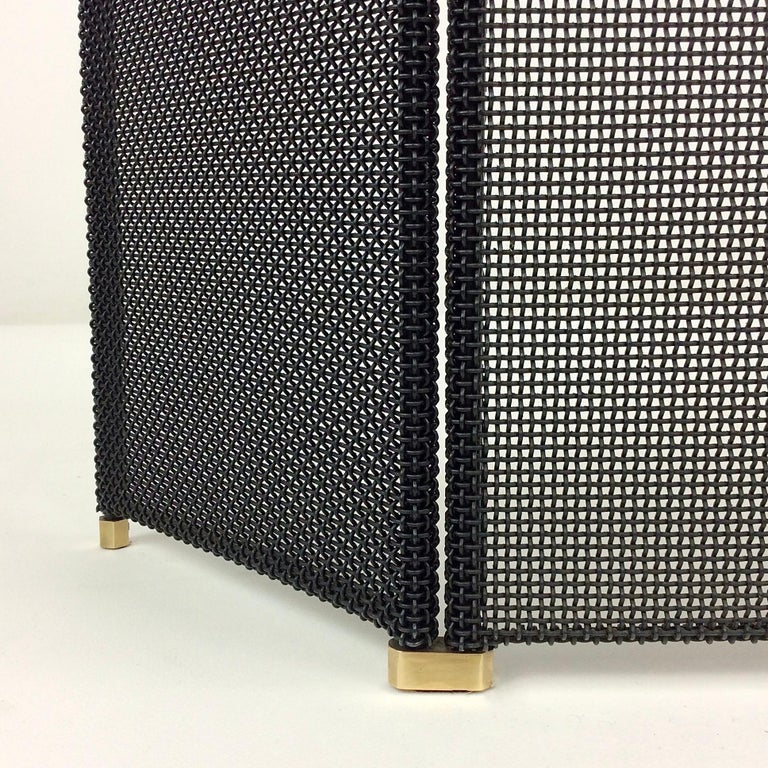 Tobia and Afra Scarpa Adjustable Fireplace Screen, circa 1970, Italy ...