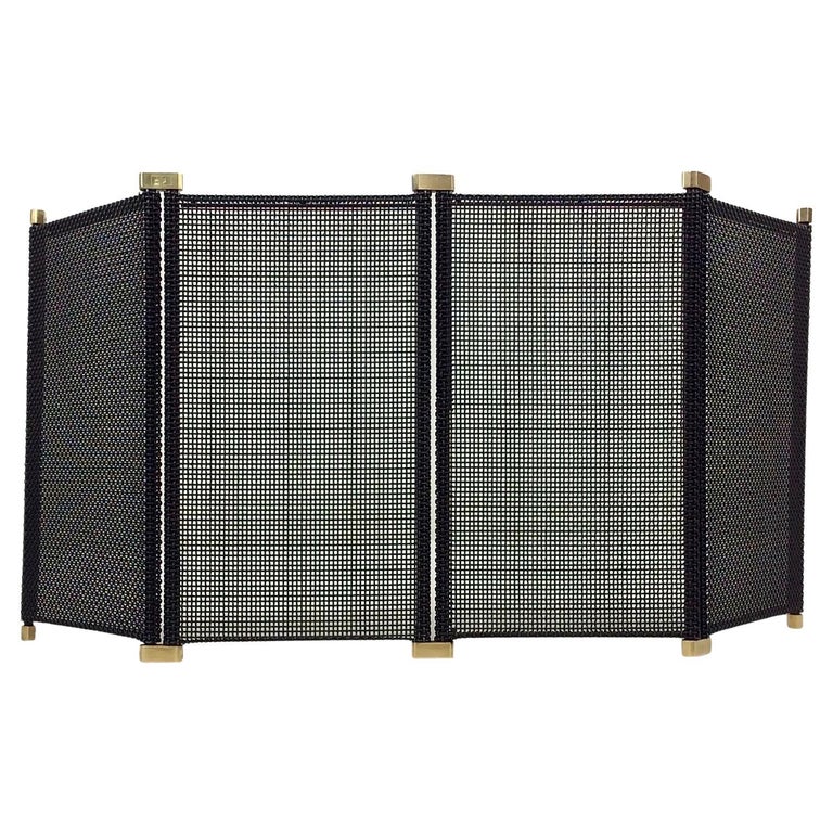 Tobia and Afra Scarpa Adjustable Fireplace Screen, circa 1970, Italy ...