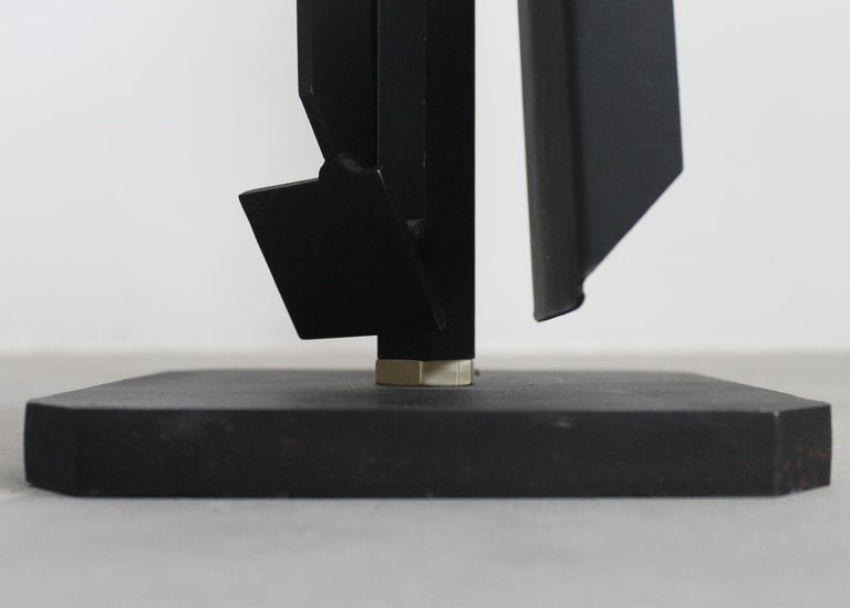 Tobia and Afra Scarpa Fireplace Set in Iron and Brass by Dimensione ...