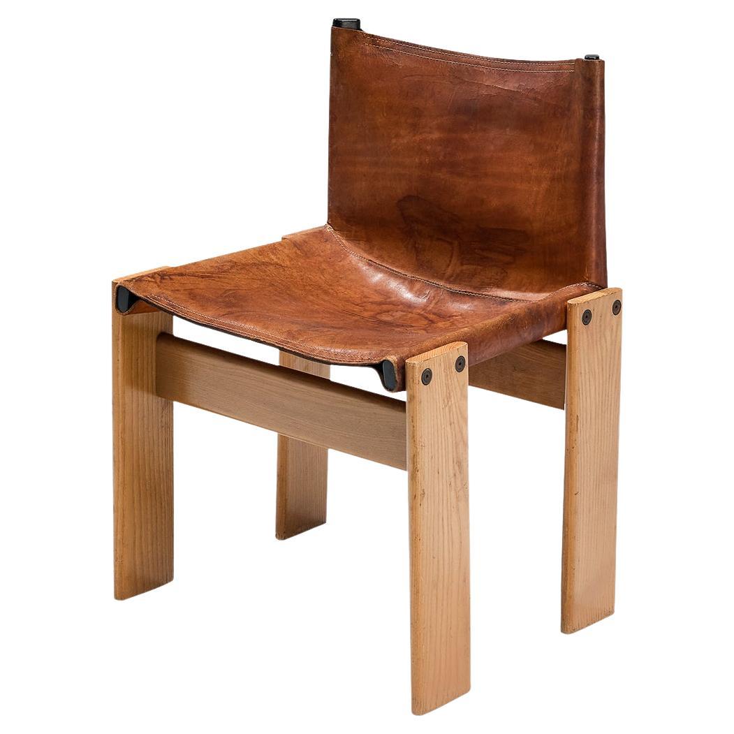 Tobia and Afra Scarpa for Molteni Patinated 'Monk' Chair For Sale at ...