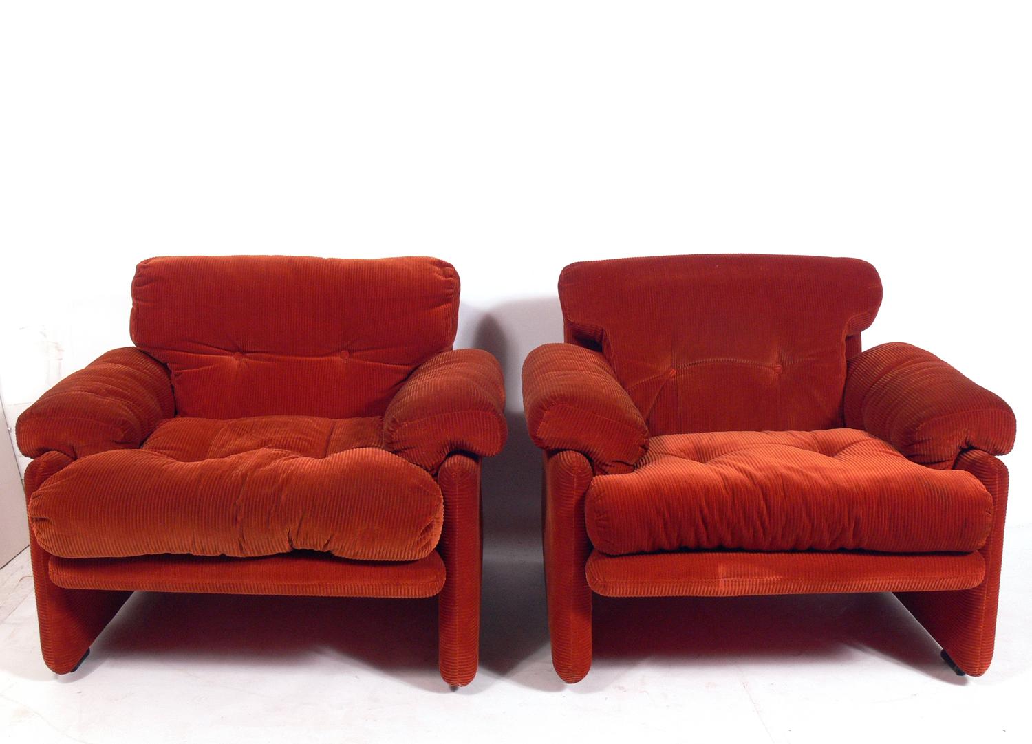 Tobia Scarpa Lounge Chairs for C&B Italia at 1stDibs