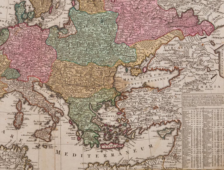 Tobias Conrad Lotter - Europa Regnorum Provinciarum: 18th Century Hand ...