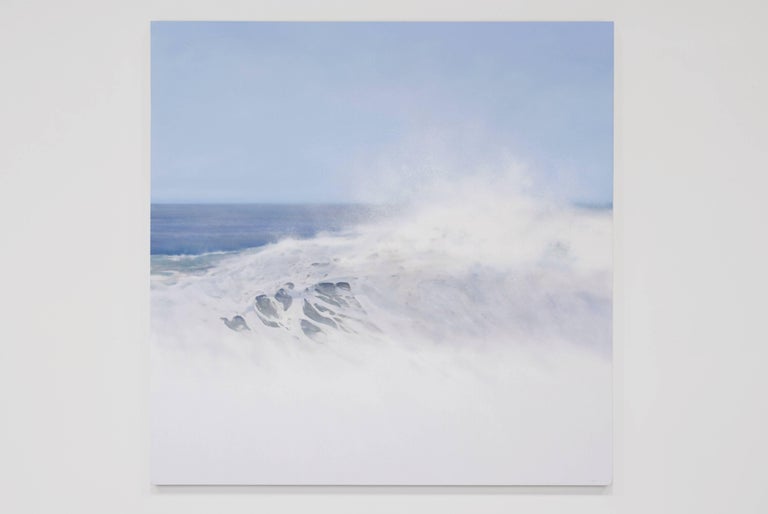 Todd Kenyon - BREAK-L, photo-realism, ocean, waves, white crest of ...