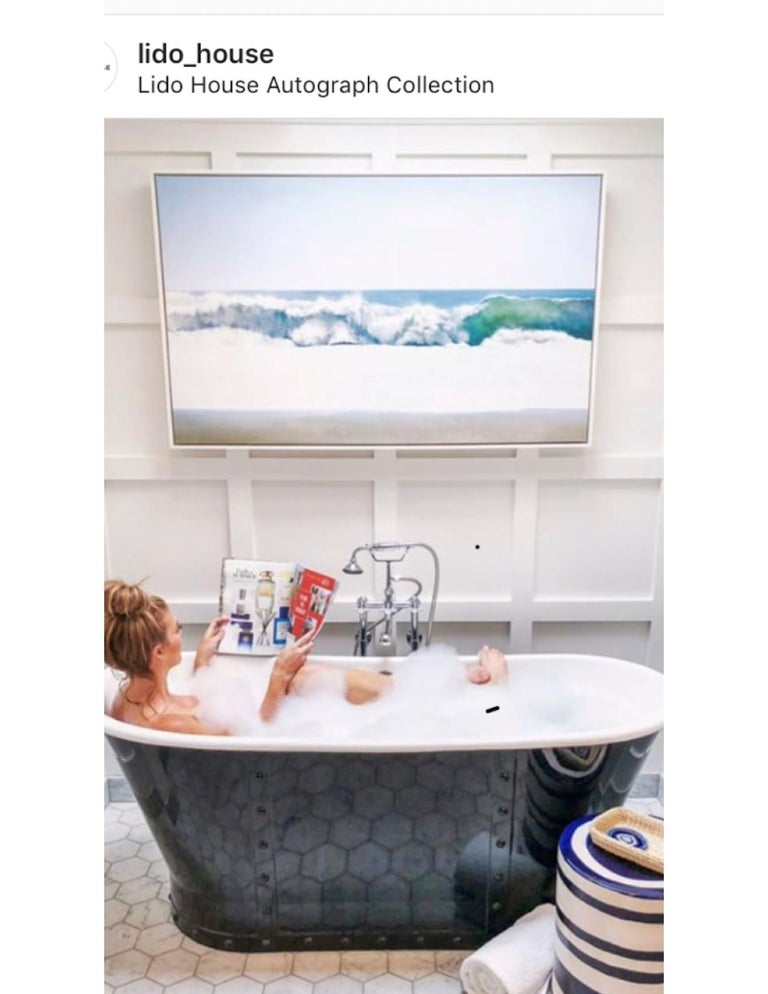 Todd Kenyon - Surf and Sand Blue Coastal Ocean by Todd Kenyon - Print ...