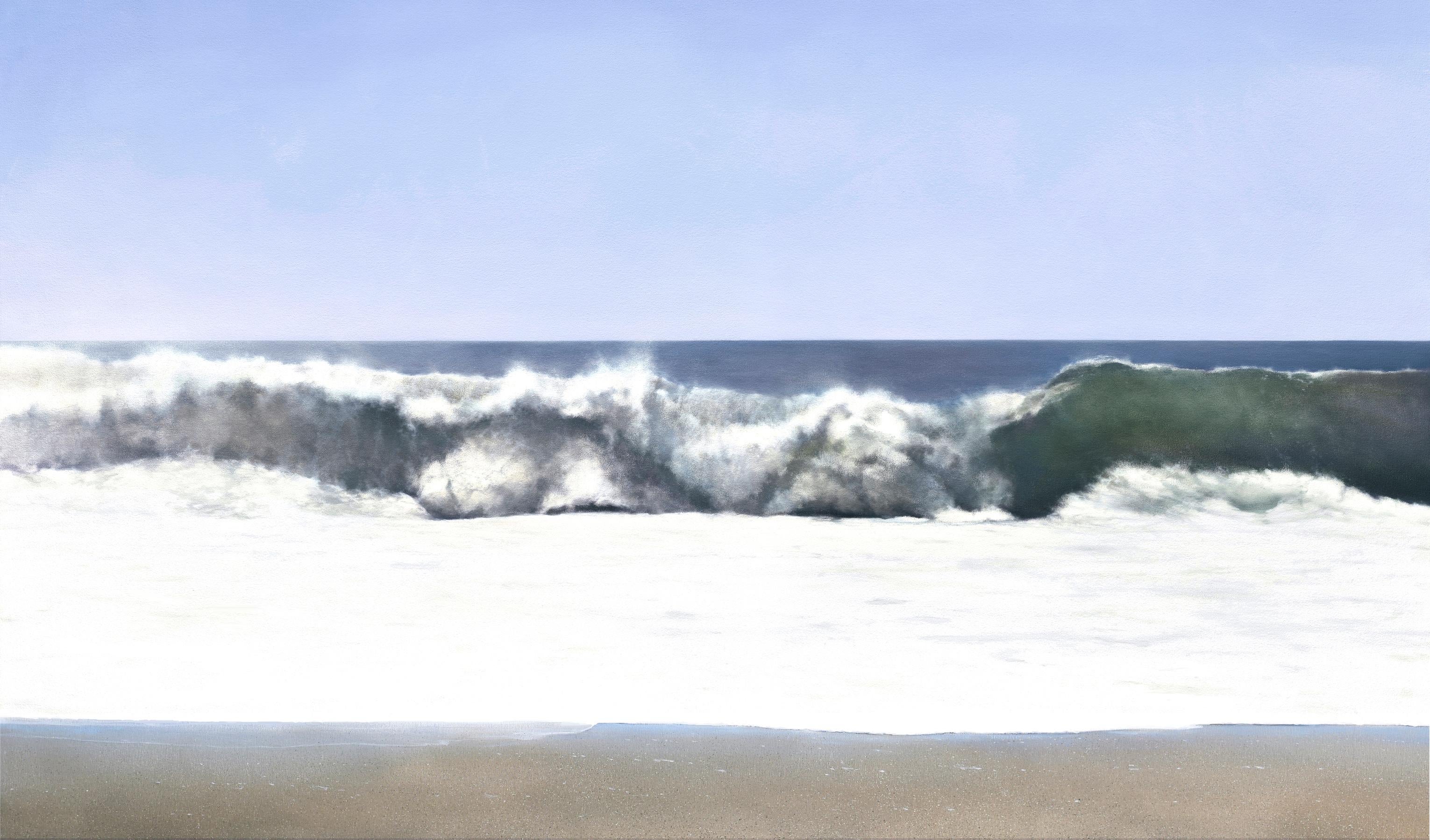 Todd Kenyon - Surf and Sand Blue Coastal Ocean by Todd Kenyon - Print ...