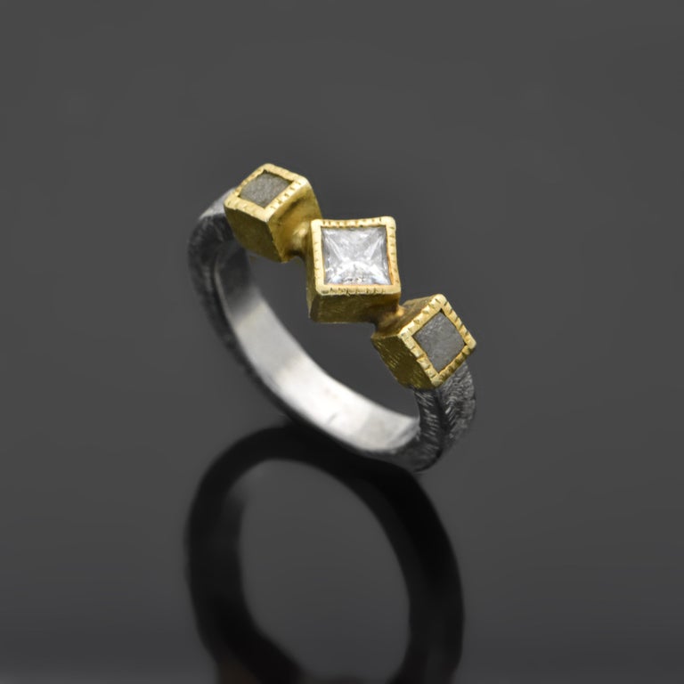 Todd Reed 14 Karat Palladium Diamond Ring For Sale at 1stDibs | todd ...