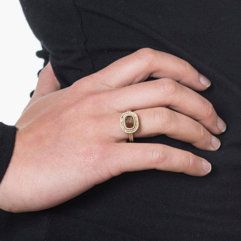 Todd Reed Fancy Cut Raw Diamond Ring at 1stDibs