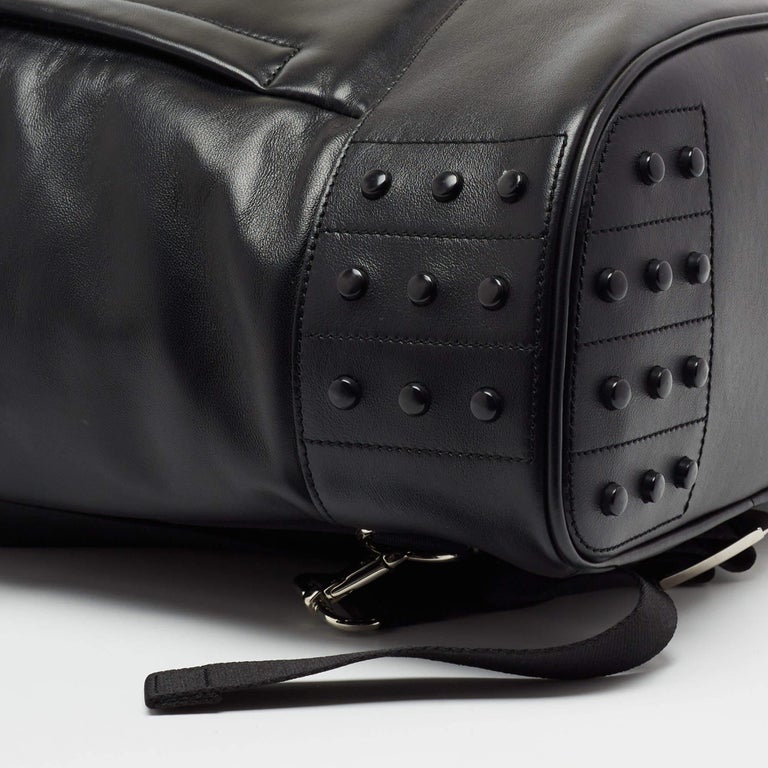 Tod's Black Leather Backpack For Sale at 1stDibs