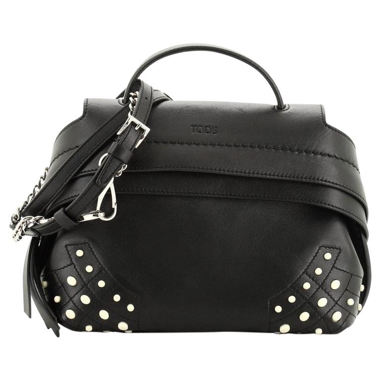 Tod's Studded Wave Bag Leather Micro at 1stDibs