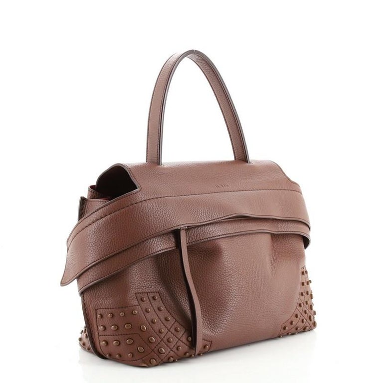 Tod's Wave Bag Embellished Leather Small at 1stDibs
