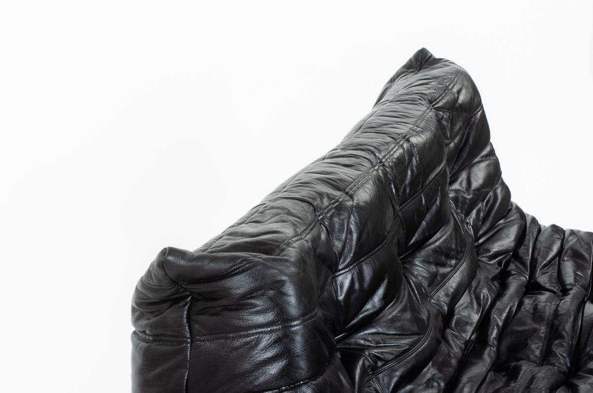 Togo sofa in leather by Michel Ducaroy for Ligne Roset 1970 For Sale at ...