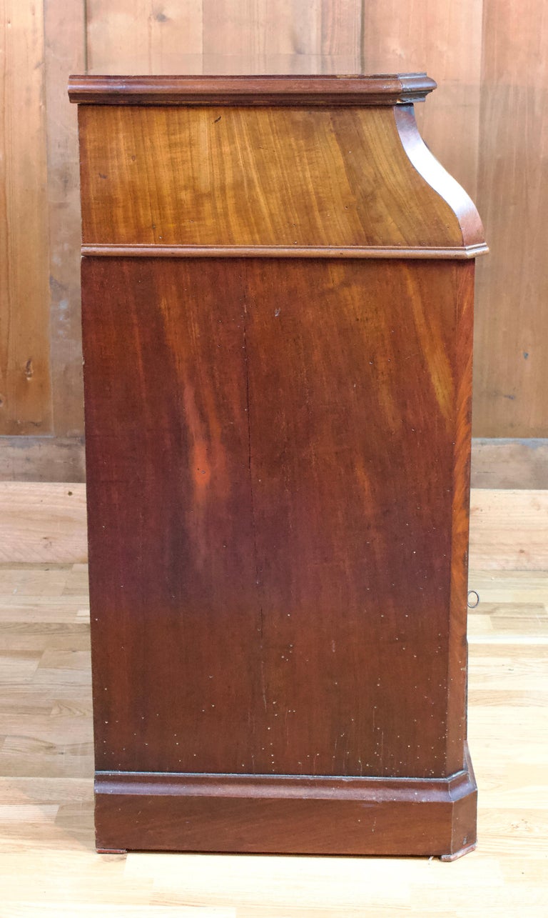 Toilet Commode Mahogany and Marble Vanity Louis Philippe Period 19th ...