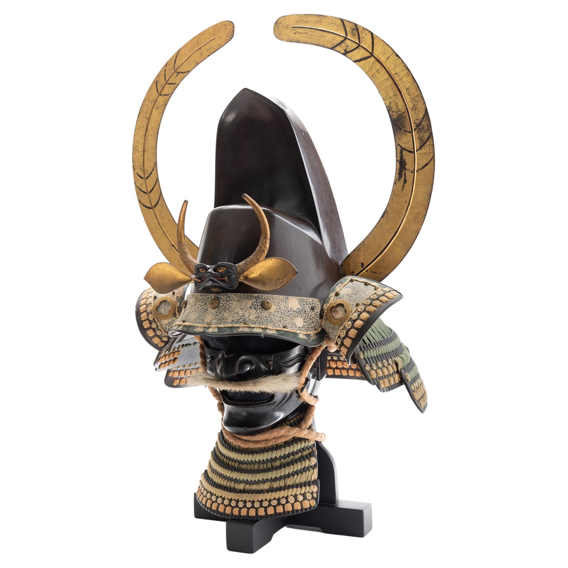 Japanese 16 Plates Samurai Helmet, 'Za-Boshi Kabuto', 18th Century at ...