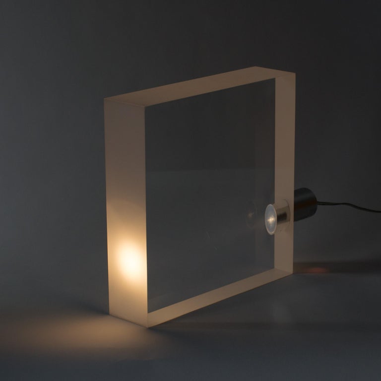 Tokujin Yoshioka, Large Acrylic Tofu Lighting Japanese Minimalism at ...
