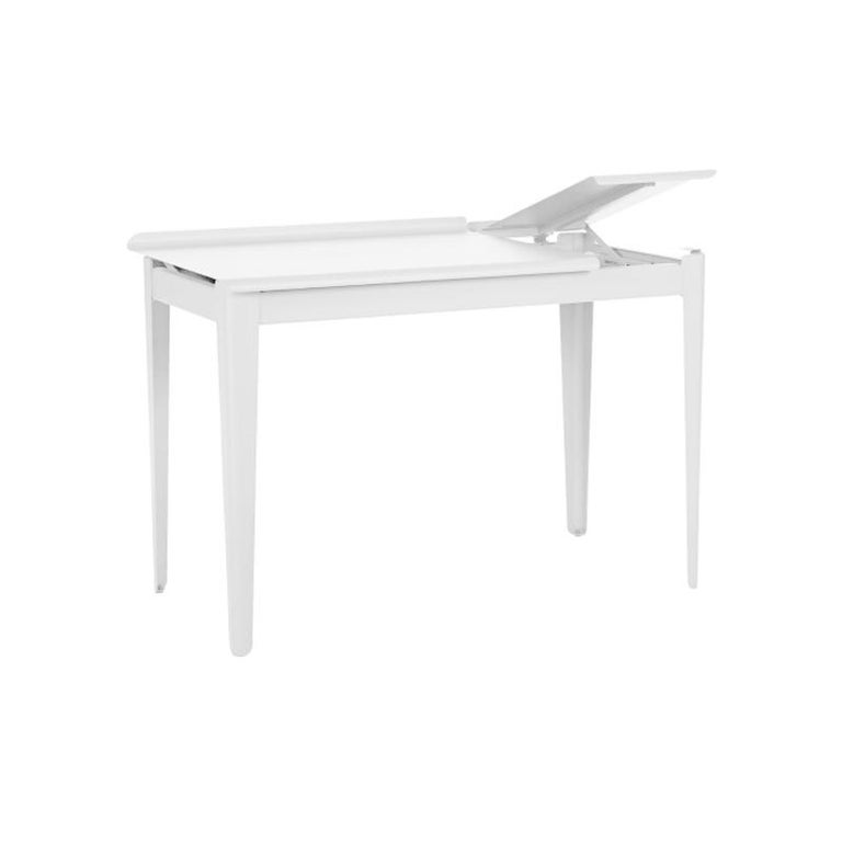 Tolix Flap Desk Indoor Painted in White For Sale at 1stDibs