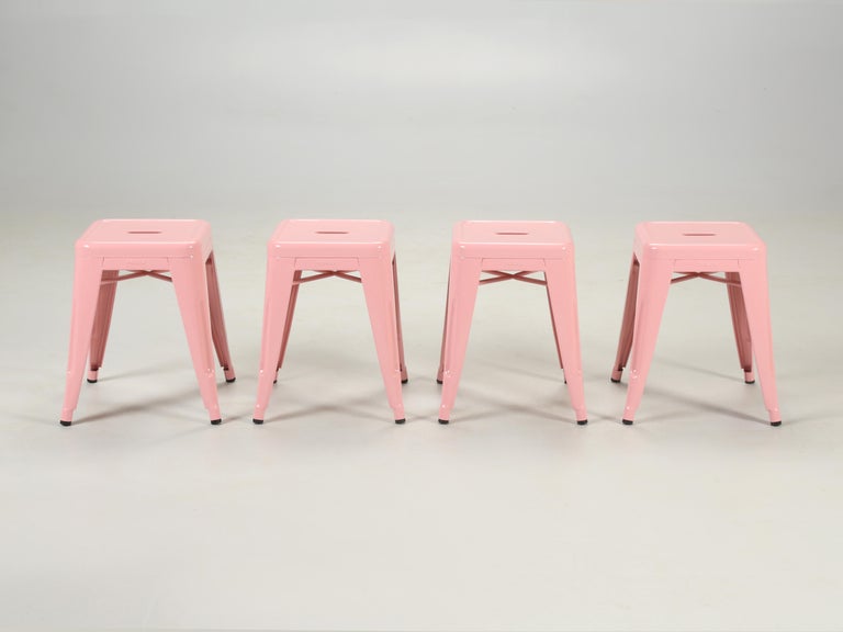 Tolix French Made Stacking Stools, New Set of '4' Hundred's More to ...