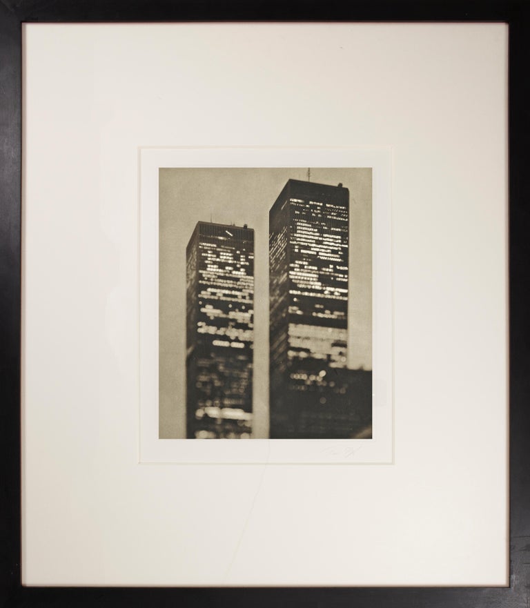 Tom Baril - Photogravure, World Trade Center For Sale at 1stDibs