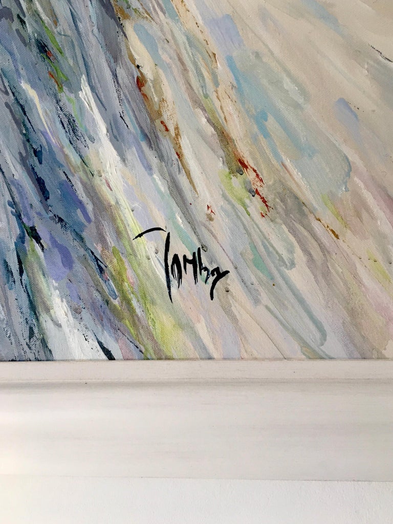 Tom Barron - Across the Bay - seascape landscape beach painting oil ...