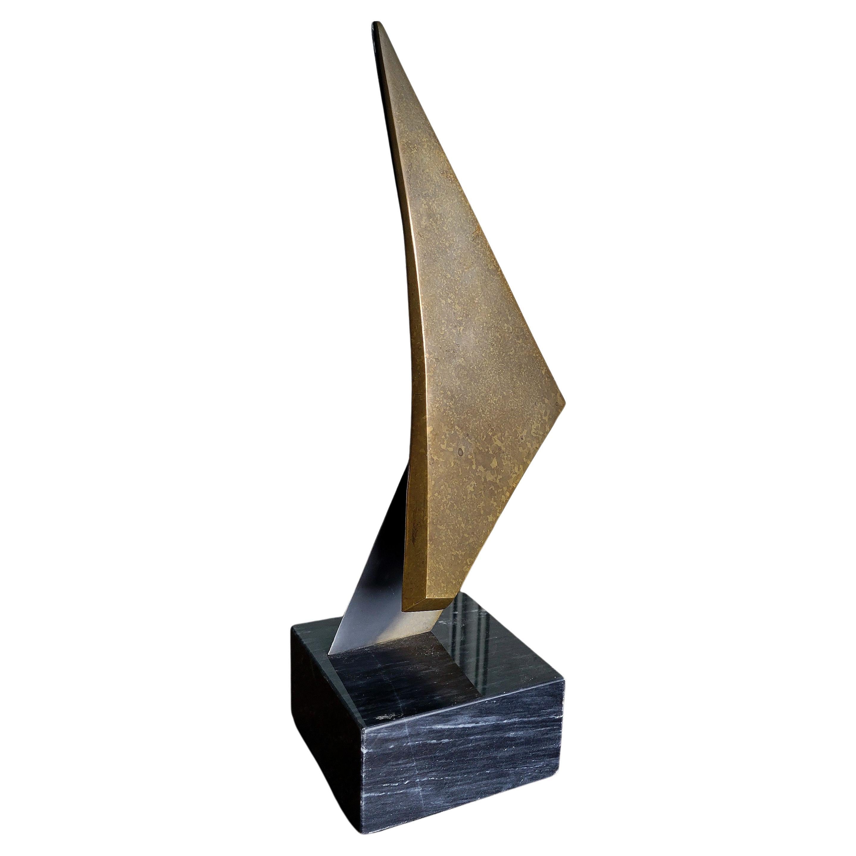 Abstract Bronze Sculpture by Tom Bennett at 1stDibs
