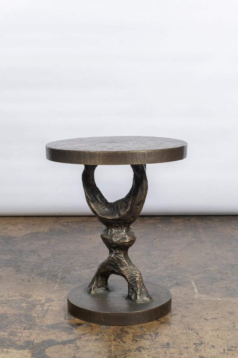 Tom Corbin Signed 91 Bronze Table/ Pedestal Sculpture For Sale at 1stDibs