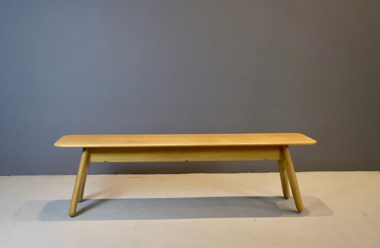Tom Dixon, Solid Oak Slab Bench For Sale at 1stDibs | tom dixon slab ...