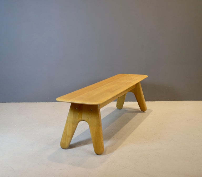 Tom Dixon, Solid Oak Slab Bench For Sale at 1stDibs | tom dixon slab ...