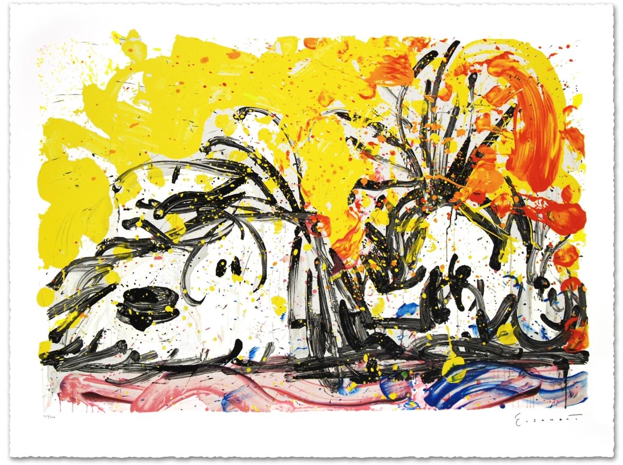 Tom Everhart - Blow Dry (Peanuts/Snoopy), Tom Everhart - SIGNÉ En vente ...