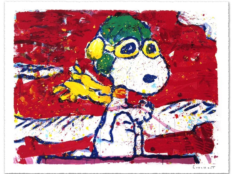 Tom Everhart - Low Fat Meal Over Santa Monica (Peanuts/Snoopy), Tom ...