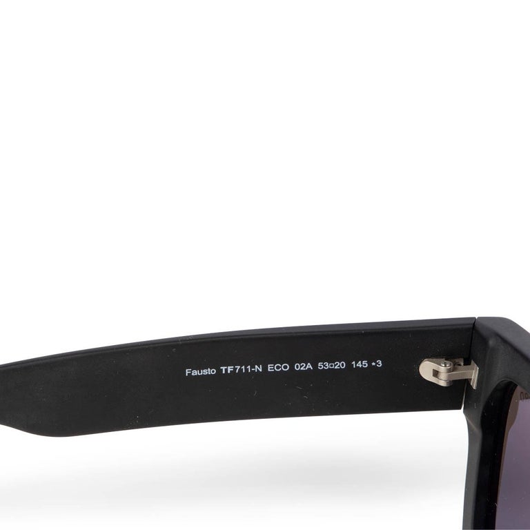 TOM FORD black FAUSTO Sunglasses TF711 For Sale at 1stDibs