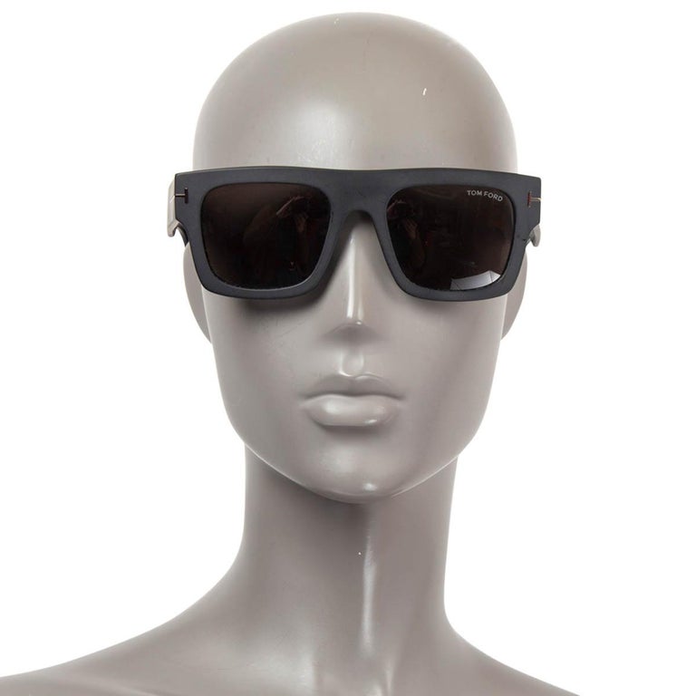 TOM FORD black FAUSTO Sunglasses TF711 For Sale at 1stDibs