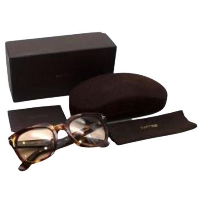 Tom Ford Campbell Tortoiseshell Sunglasses For Sale at 1stDibs