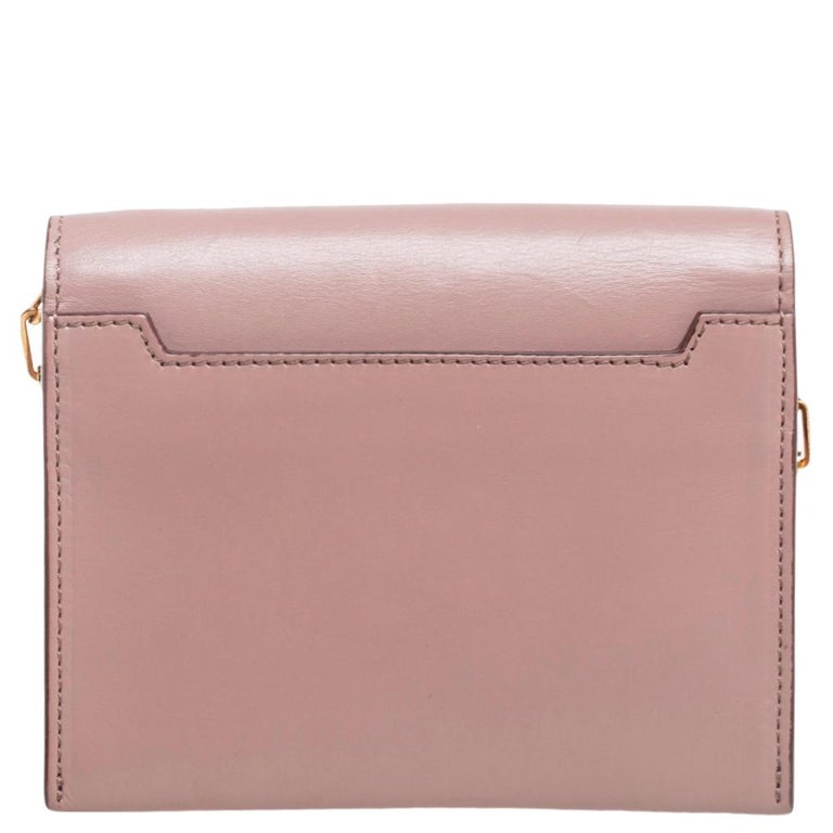 Tom Ford Dusky Pink Leather TF Flap Chain Shoulder Bag at 1stDibs