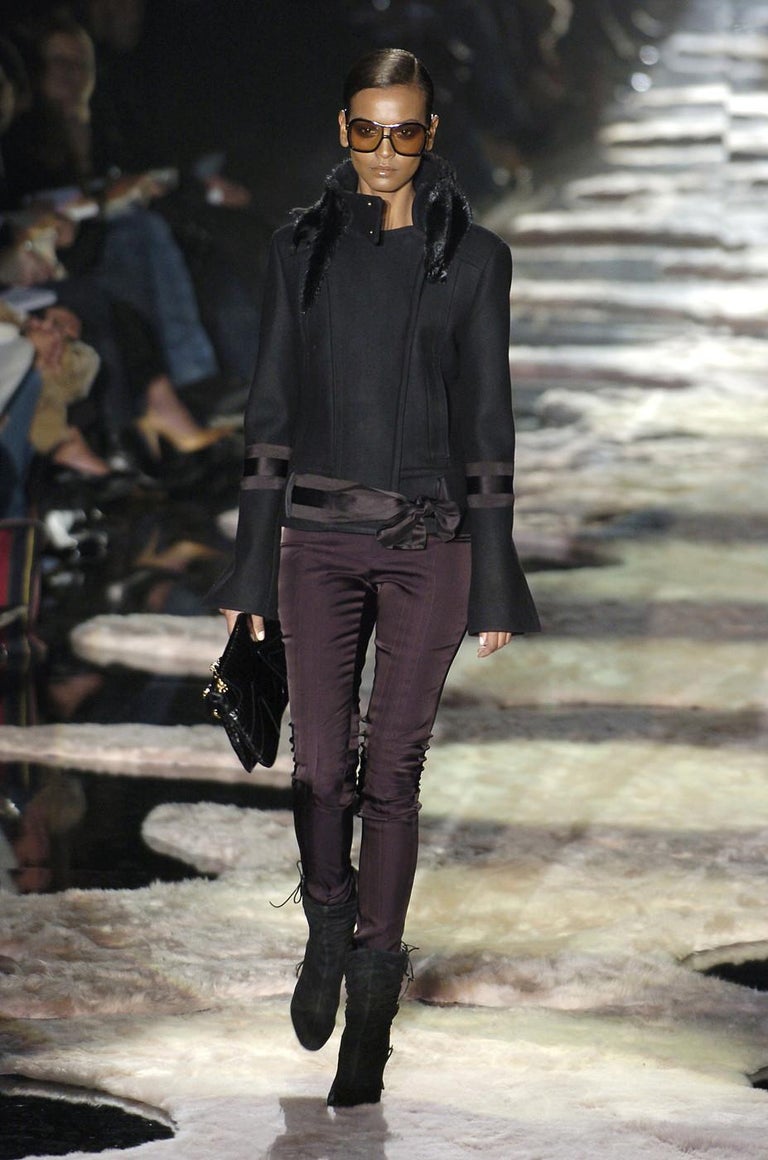 Tom Ford For Gucci Final Collection Python Runway Ad Suede Boots Sz 8 ...