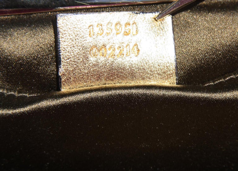 Tom Ford for Gucci Limited Edition F/W 2004 Gold Python Crystal Dragon ...