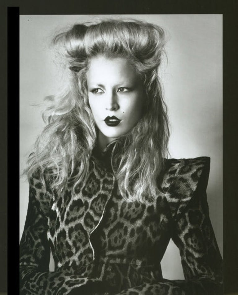 Tom Ford for YSL Fall 2004 Iconic Pony Skin Leopard Print Pagoda Coat ...