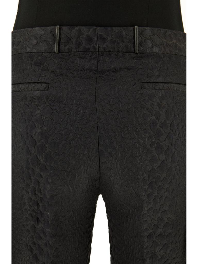 Tom Ford Gucci Black Cloque Jacquard Trousers For Sale at 1stDibs