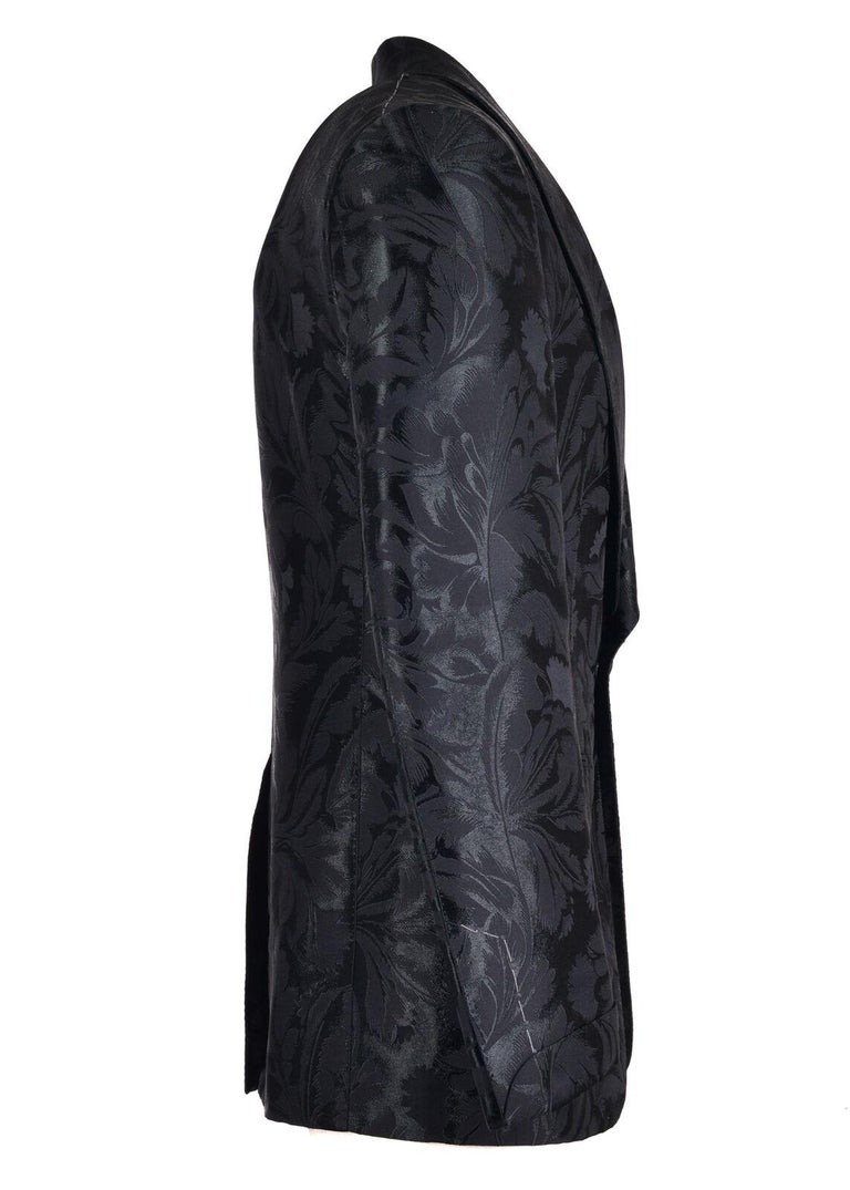 Tom Ford Mens Black Jacquard Shelton Cocktail Jacket Size IT46/US36 For ...